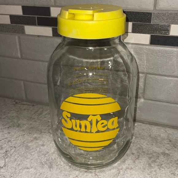 Vintage | Kitchen | Vintage Sun Tea Glass Pitcher Container Gallon ...